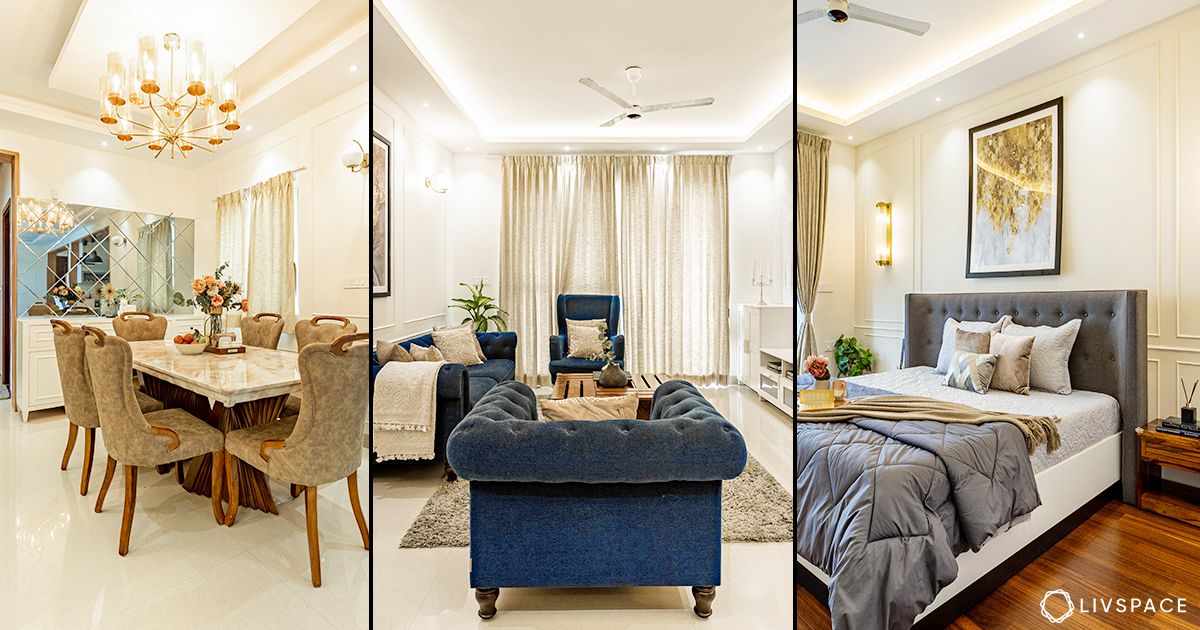 This 2BHK Design for Adarsh Palm Retreat Paints an Elegant Picture