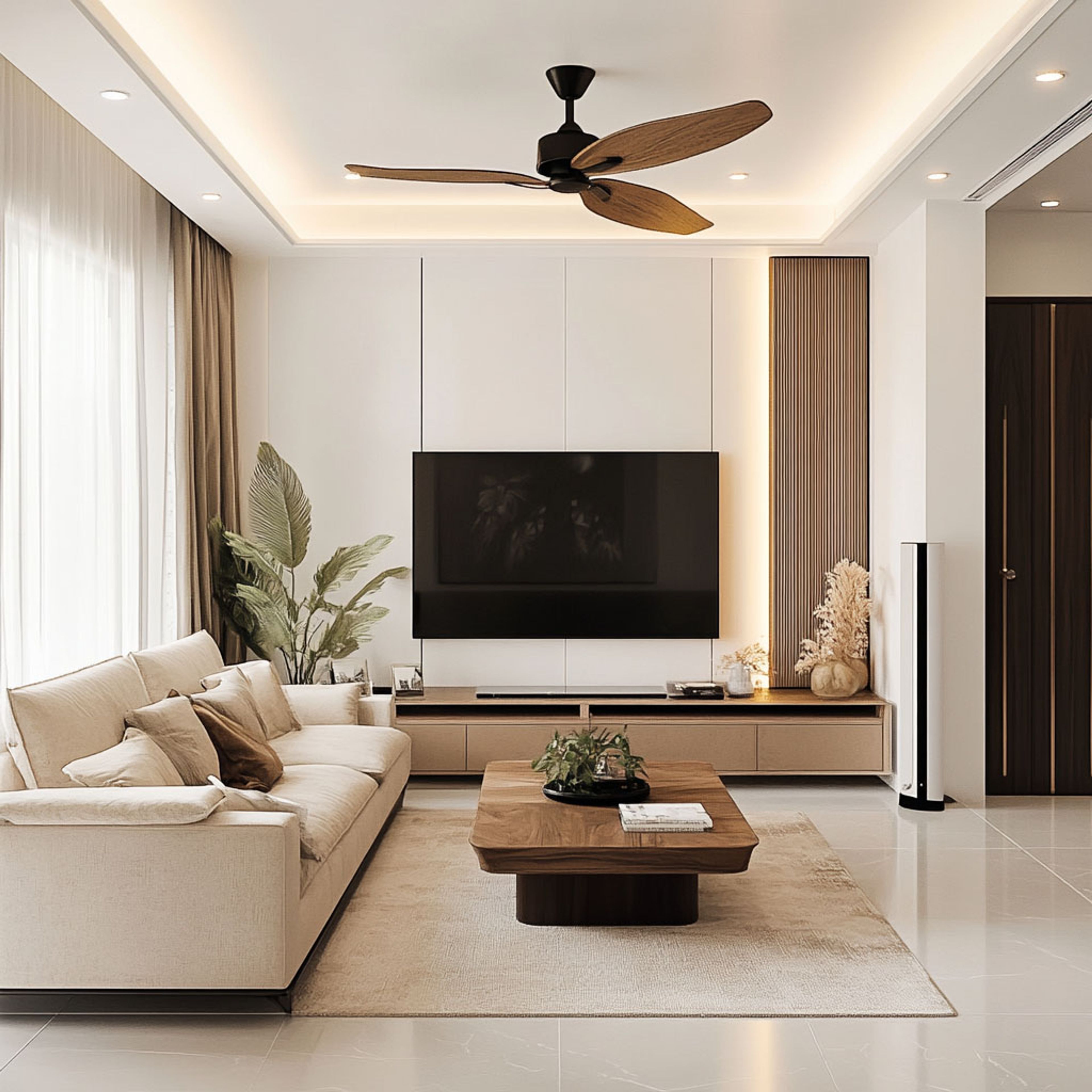 False Ceiling Design For Residential Houses In Standard Size ...