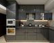 Low Maintenance Modern Styled Compact Sized Kitchen Design Livspace