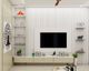 Classic TV Unit Design With Earthy Colour Scheme | Livspace