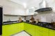 Contemporary Parallel Kitchen Design with Slate Grey and Parakeet ...