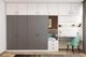 Compact Walk-In Wardrobe In Irish Cream Hues | Livspace
