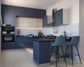 Modular Kitchen Design With A Breakfast Counter And Seating - 13X12 Ft ...
