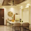 Spacious Cloud False Ceiling With Cove Lighting | Livspace