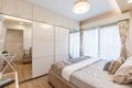 Frosty White and Tahiti Samoa Teak Wardrobe with Glossy Laminate Finish ...