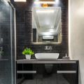 Bathroom Design With Stone-Cladded Wall Tiles | Livspace