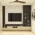 42-Inch Wall-Mounted TV Unit Design | Livspace
