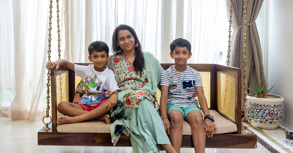 This 3BHK Home has Interiors Inspired by Luxury Hotels