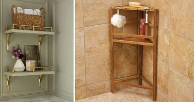 10 Bathroom Corner Shelf Designs to Upgrade Your Shower Time