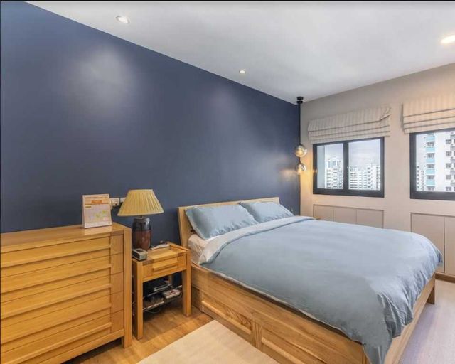 Blue Wall Paint With Matt Finish | Livspace