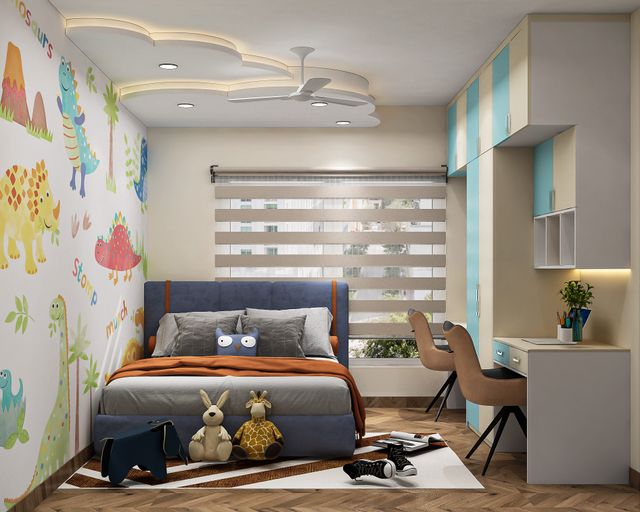 Contemporary Double Layer Cloud Gypsum False Ceiling Design with Cove ...