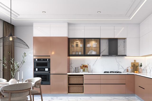 Single Layer Contemporary Rectangular Gypsum False Ceiling Design with ...