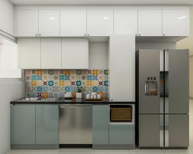 Modern Themed Convenient Multifunctional Kitchen Design | Livspace