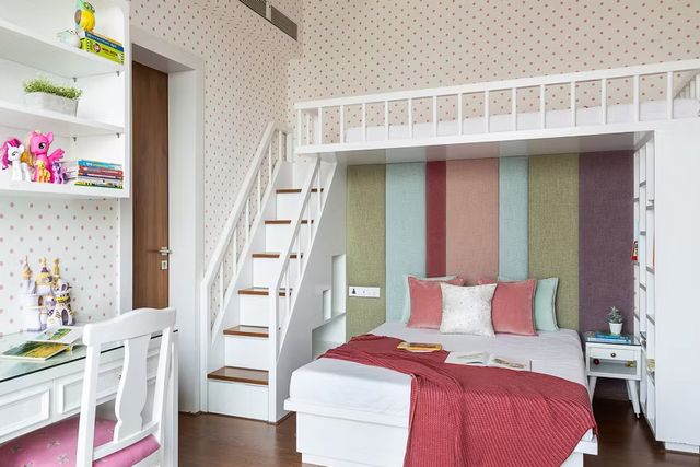 Vintage Straight Box-Stepped Staircase Design in Durable Plywood for ...
