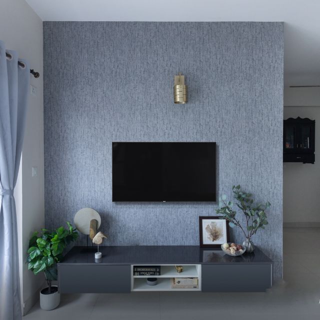 Contemporary TV Unit For Compact Rooms | Livspace