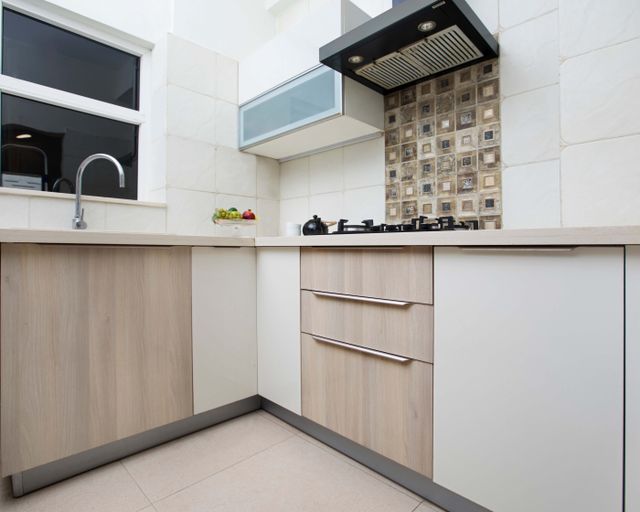 2-BHK Interior For Noida Flat With Contemporary Aesthetics | Livspace