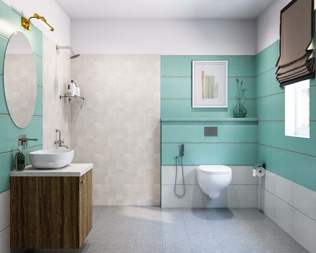 Grey Modern Square Tile Flooring Design: Scratch and Spill Resistant ...