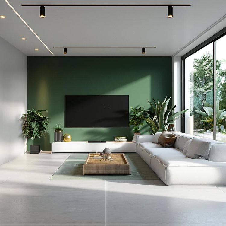 Single-Layered Modern Gypsum False Ceiling Design with Ambient Cove and ...