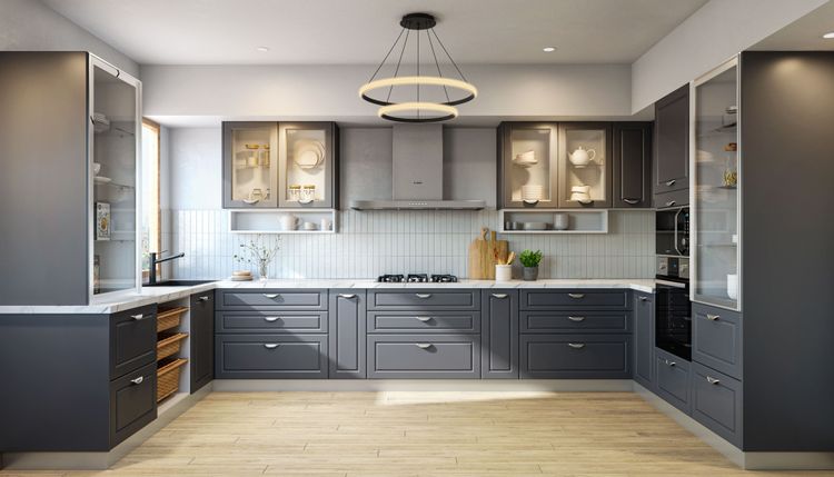 Light Oak Wood Contemporary Flooring Design with Rectangular Planks ...