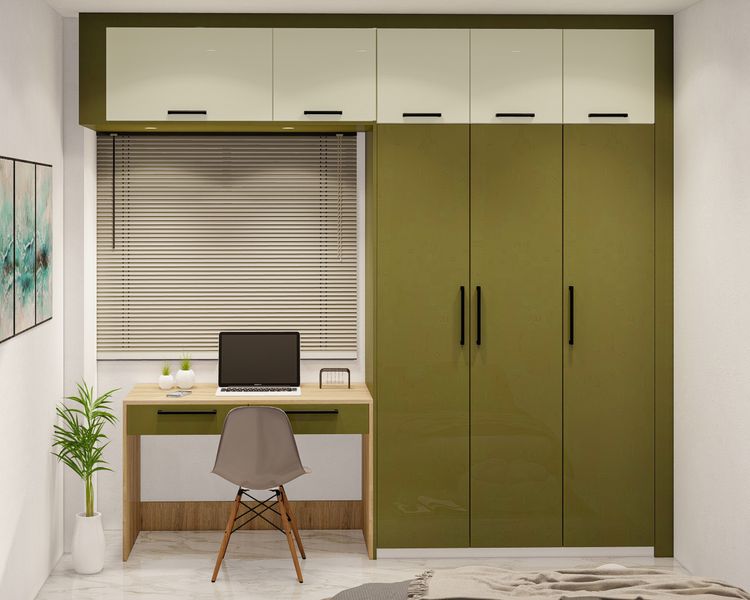 Multifunctional Contemporary Wardrobe Design With Maximum Space | Livspace