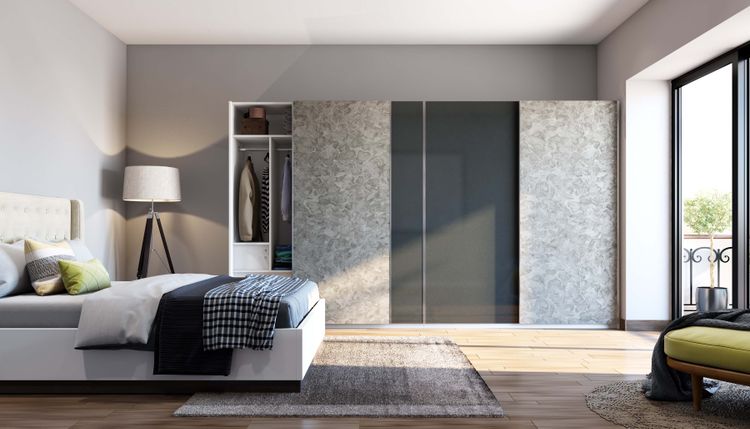 Sleek, Customisable and Contemporary 4-Door Sliding Wardrobe Design ...