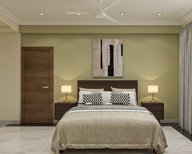 Spacious Guest Bedroom Design With Cosy Bed | Livspace