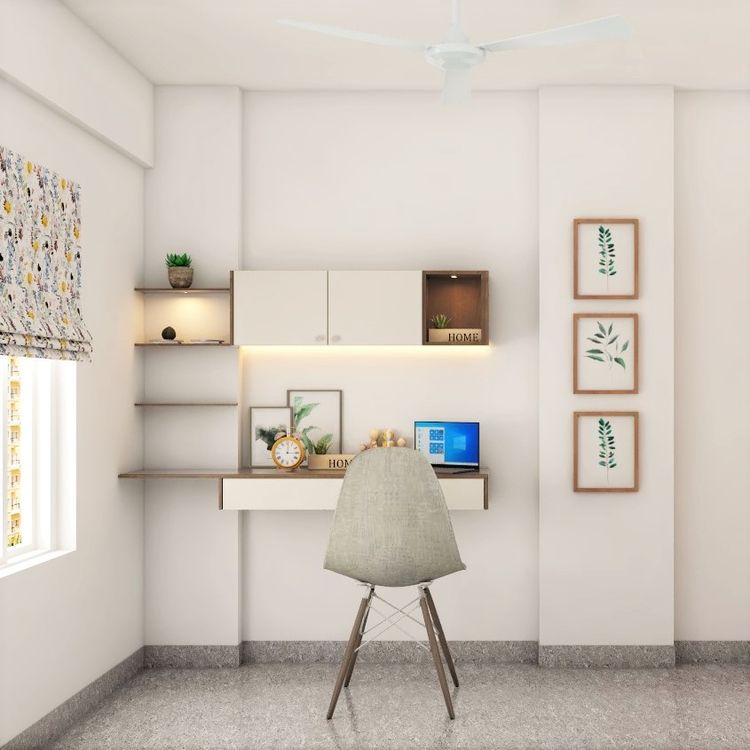 Minimalistic Compact Home Office Design Ideas | Livspace