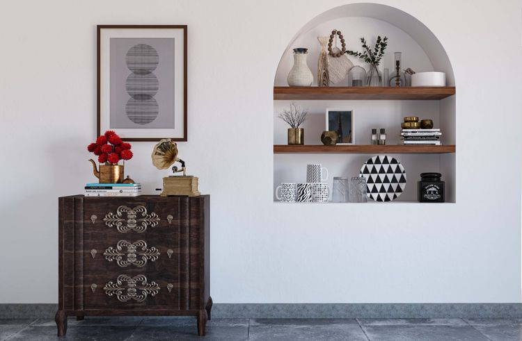 Contemporary Living Room Design With Subtle Interiors | Livspace