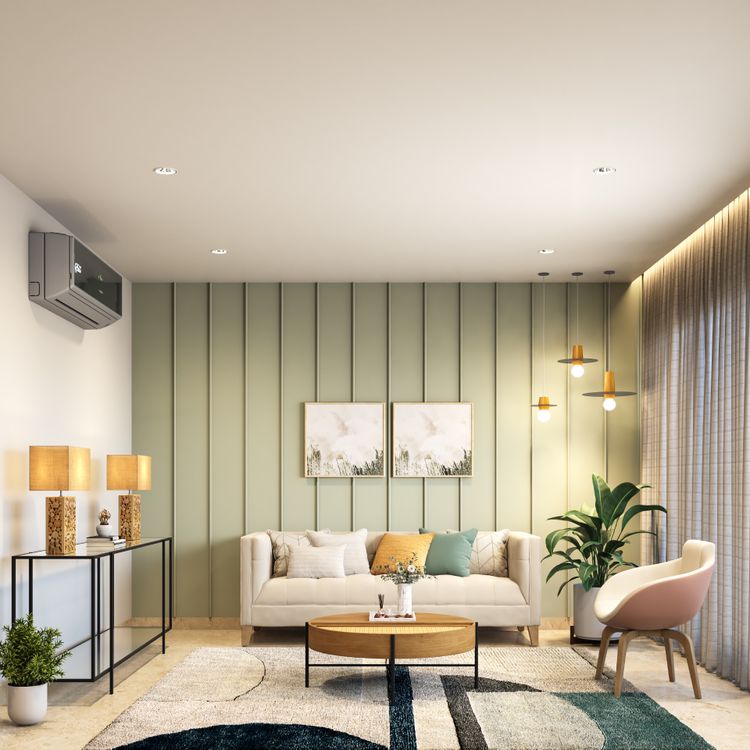 Modern False Ceiling Design With Pendant Lights | Livspace