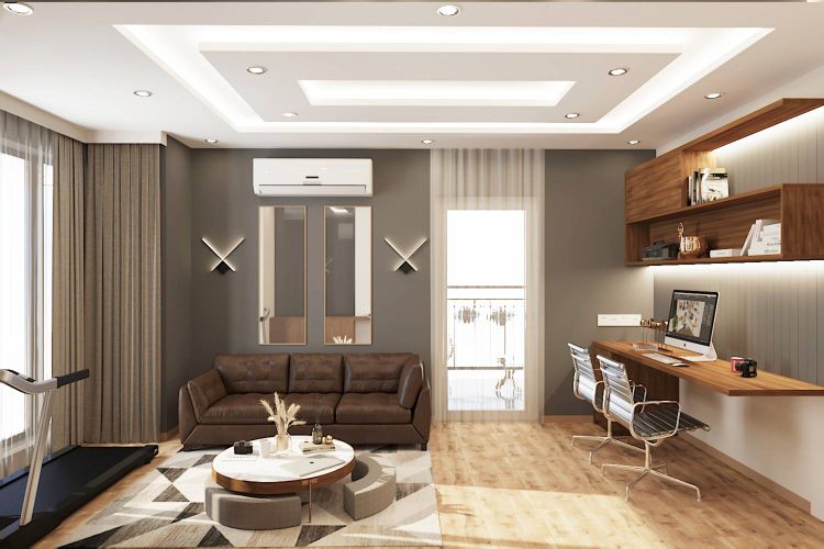 Modern False Ceiling Design For The House Office | Livspace