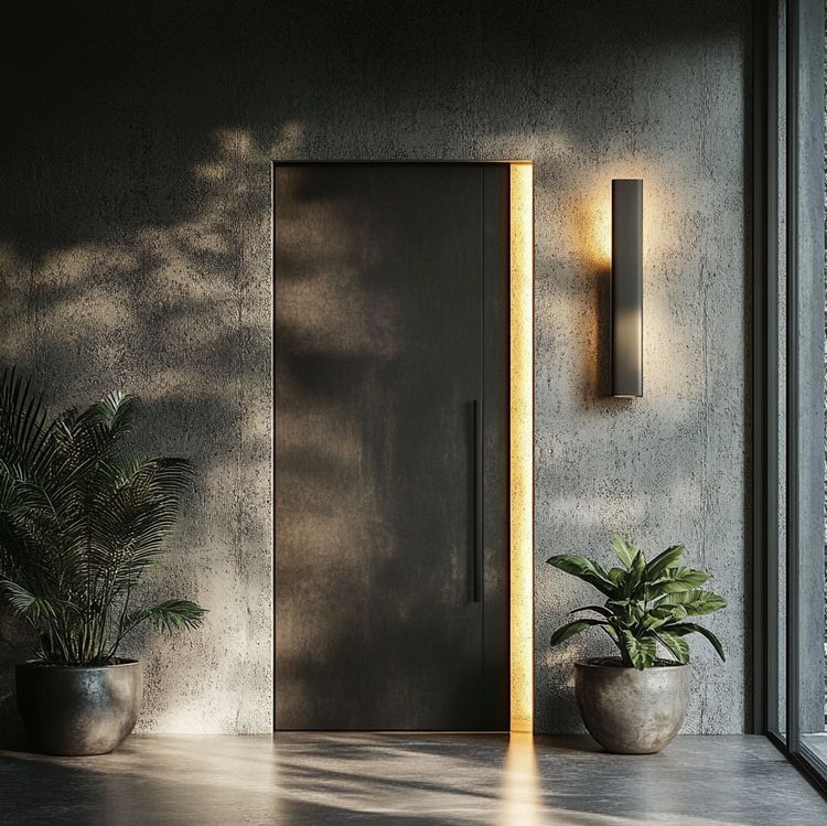 Sleek and Stylish Contemporary Swing Single Door Design in Matte Finish ...