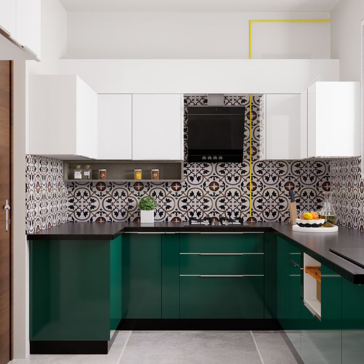 Ceramic Tiles Design with Moroccan-Inspired Glossy Finish for Kitchen ...