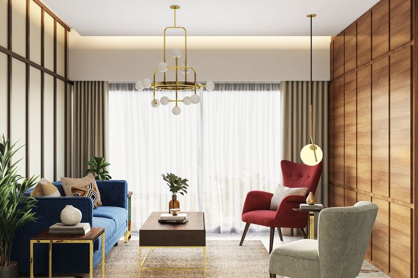 Single-Layered Gypsum Rectangular Ceiling | Livspace