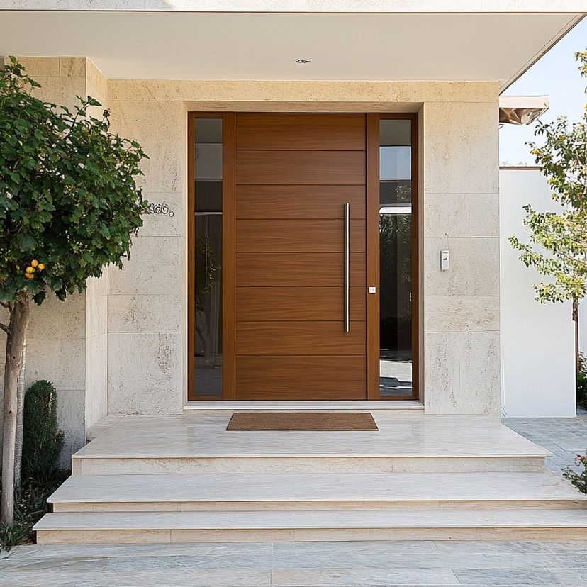 Matte Finish Modern Swing Single Door Design Ideal for Entrance Doors | Livspace