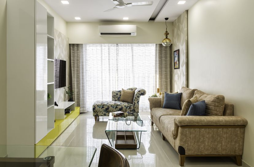 Cosy 2-BHK Home Design For Flat In Mumbai | Livspace