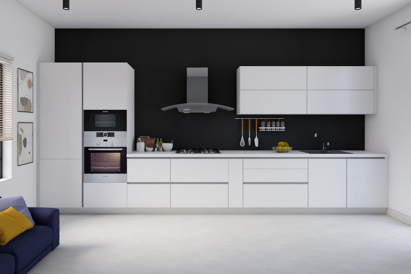 Spacious Low Maintenance Modern Style Kitchen Design | Livspace