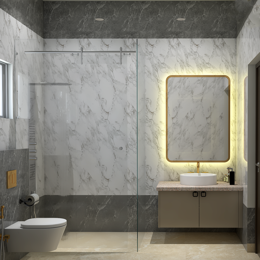 Elegant Convenient Modern Styled Spacious Bathroom Design | Livspace Elegant Convenient Modern Styled Spacious Bathroom Design | Livspace