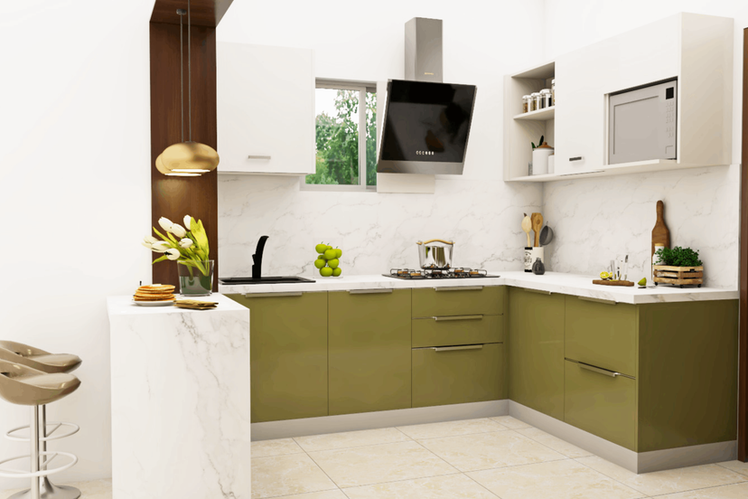 Multi-Functional Low Maintenance Modern Kitchen Design | Livspace