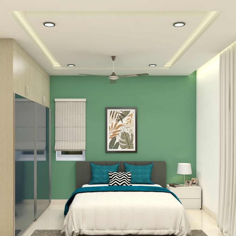 Modern False Ceiling With Cove And Recessed Lights | Livspace