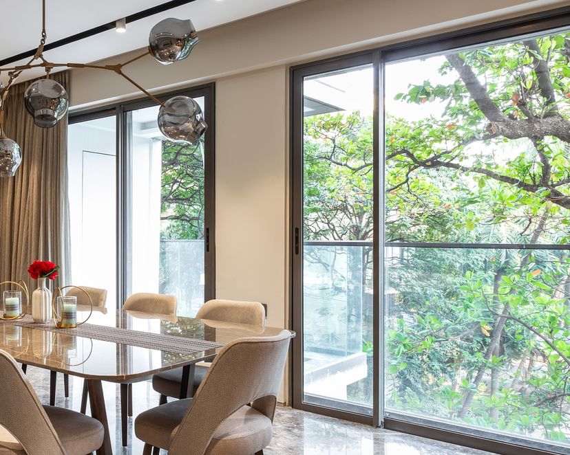 Modern Window Design With A Metallic Finish | Livspace