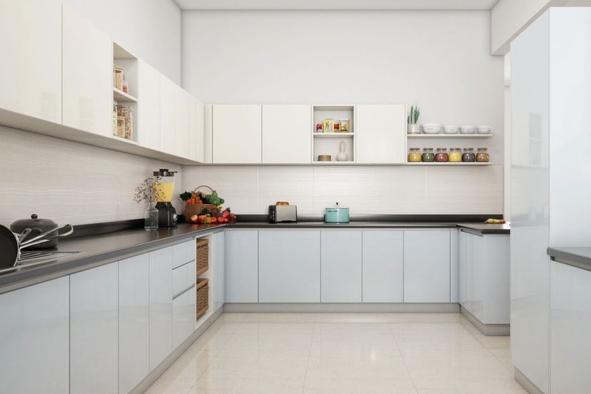 Spacious Modern Kitchen Design | Livspace