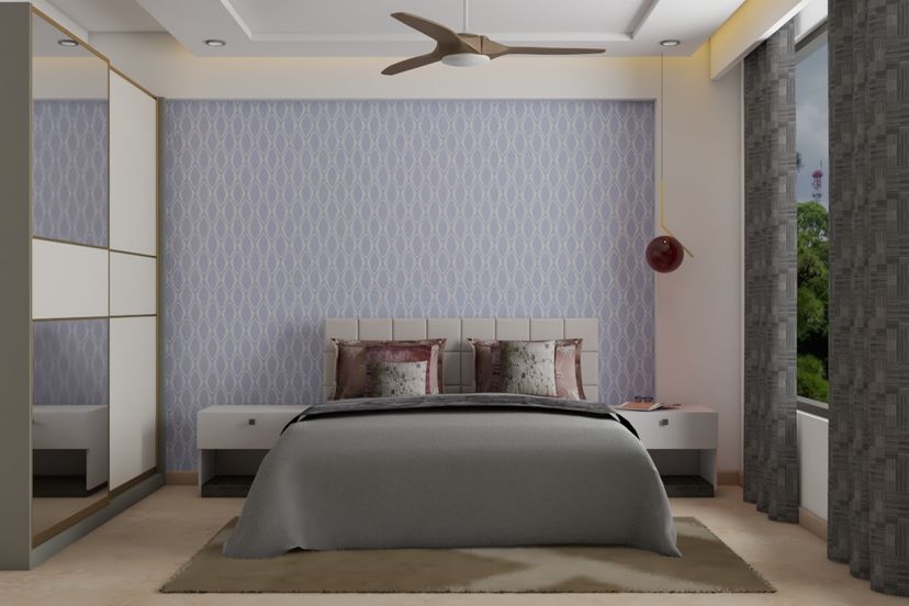 Spacious Bedroom Design With A King Bed | Livspace