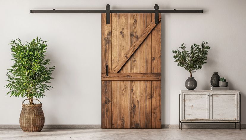 Sleek and Modern Sliding Single Door Design Ideal for Front Living ...