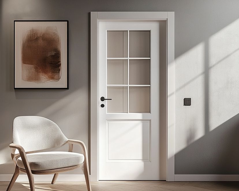 Swing Door Design in Matte Finish, Perfect for Scandinavian Bedroom ...