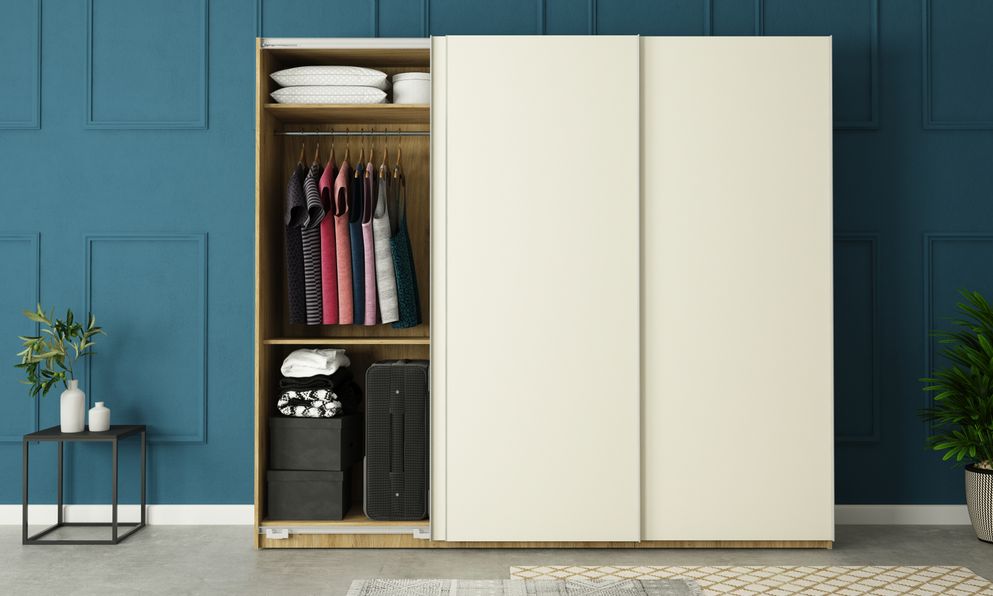 Everything you need to know about wardrobe unit - Overlay Sliding 3-Door