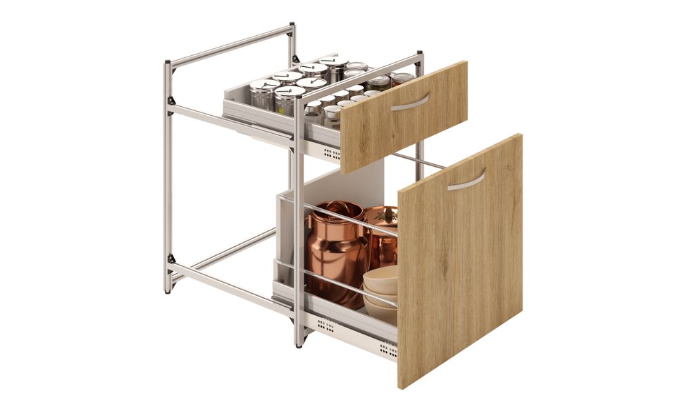 Kitchen Cabinet Design: Base Units Cabinet Ideas & Images - 2 Drawer ...