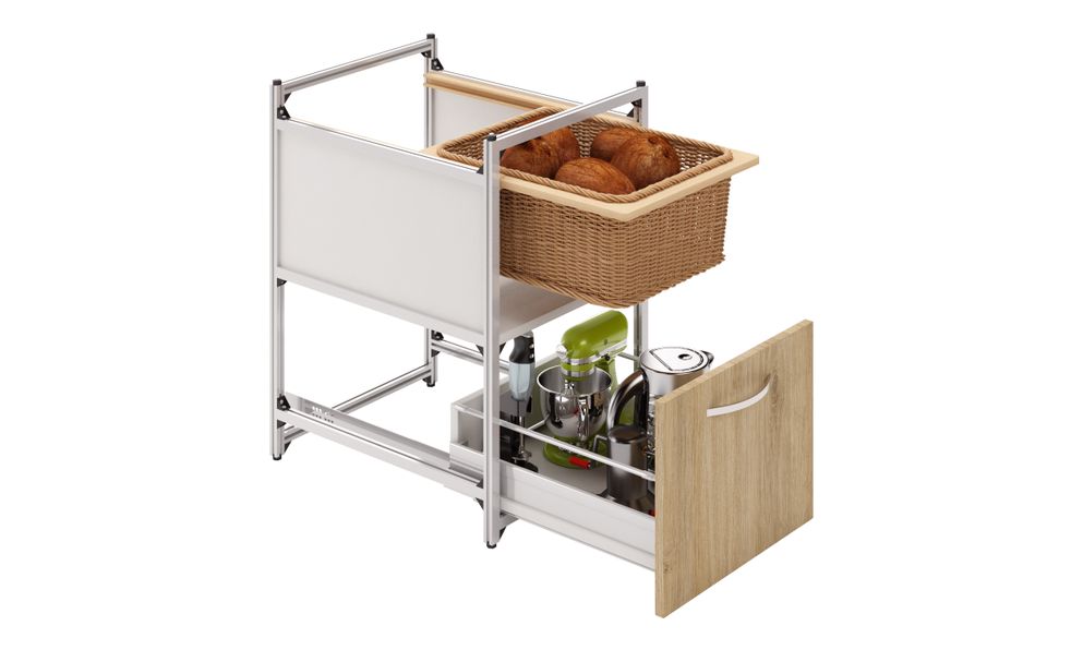 Kitchen Cabinet Design: Base Units Cabinet Ideas & Images - PVC Wicker ...