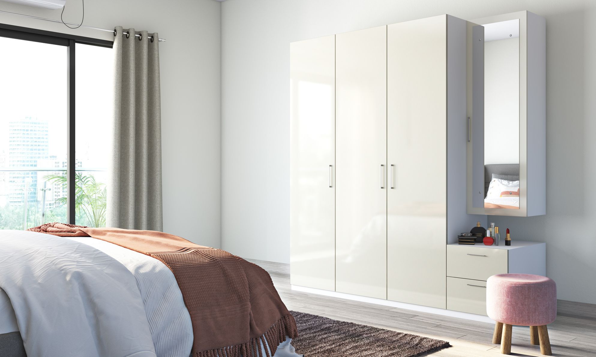 Chose the best laminate finish for you with Champagne