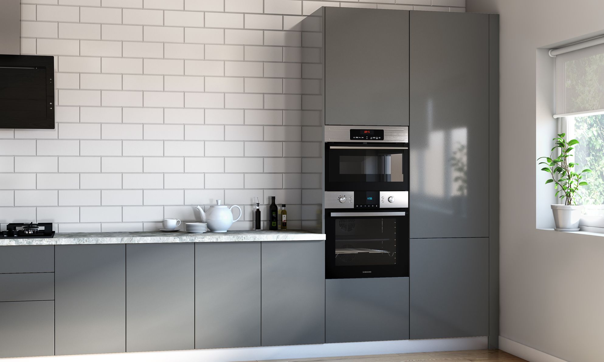 Chose the best laminate finish for you with Dark Grey