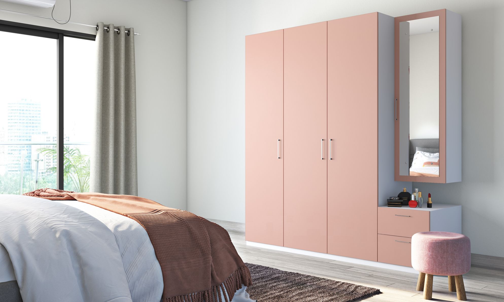 Chose the best laminate finish for you with Rose Granium